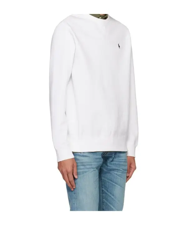 Polo Ralph Lauren Embroidered Crewneck Sweatshirt - White