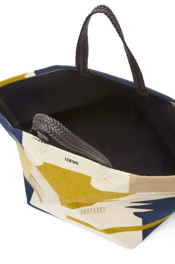 Loewe Canvas Jigsaw Folding Handbag