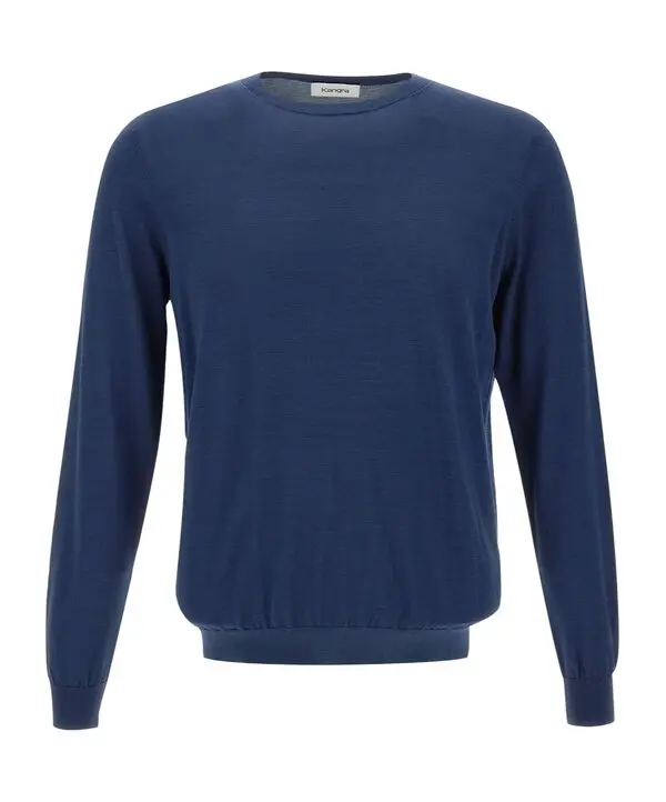 KANGRA Crew Neck Knitwear - Blue