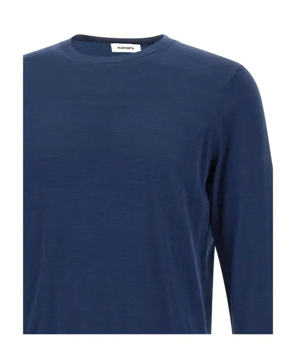 KANGRA Crew Neck Knitwear - Blue