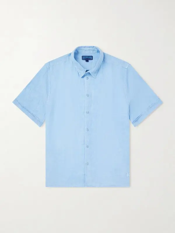 Vilebrequin Linen Shirt - Blue