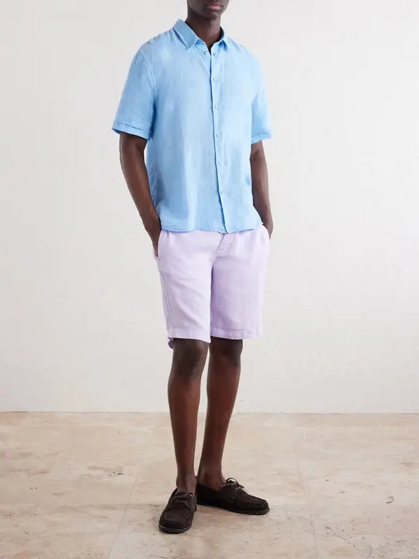 Vilebrequin Linen Shirt - Blue