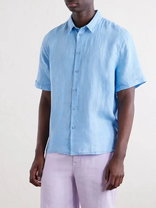 Vilebrequin Linen Shirt - Blue