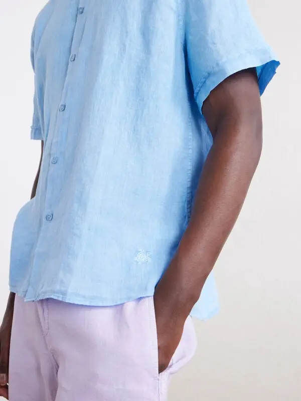 Vilebrequin Linen Shirt - Blue