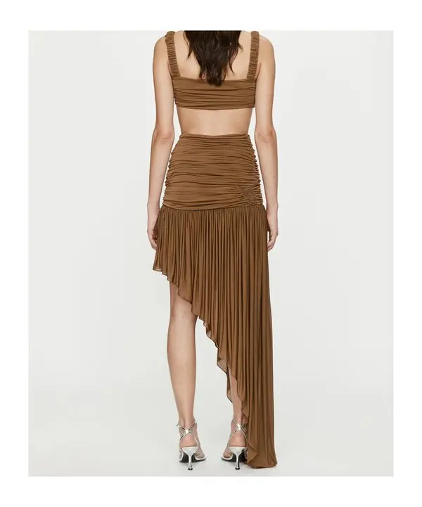 Christopher Esber Orion Swept Ruched Skirt
