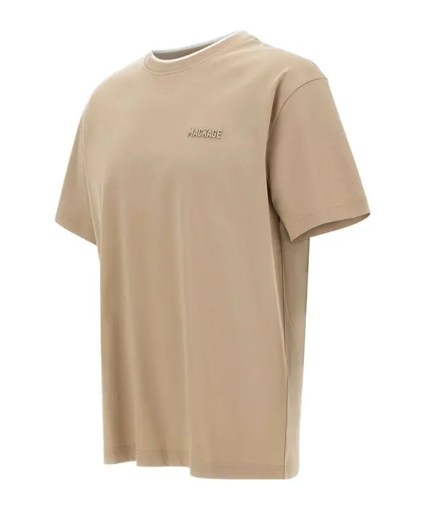 Mackage Logo Trim T-shirt - Nude