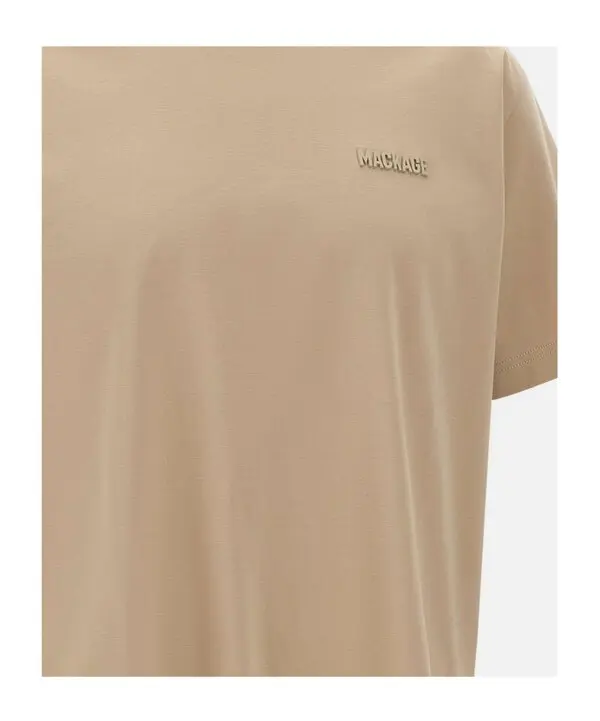 Mackage Logo Trim T-shirt - Nude