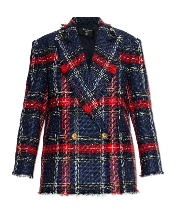 Balmain Lurex Thread Tweed Blazer
