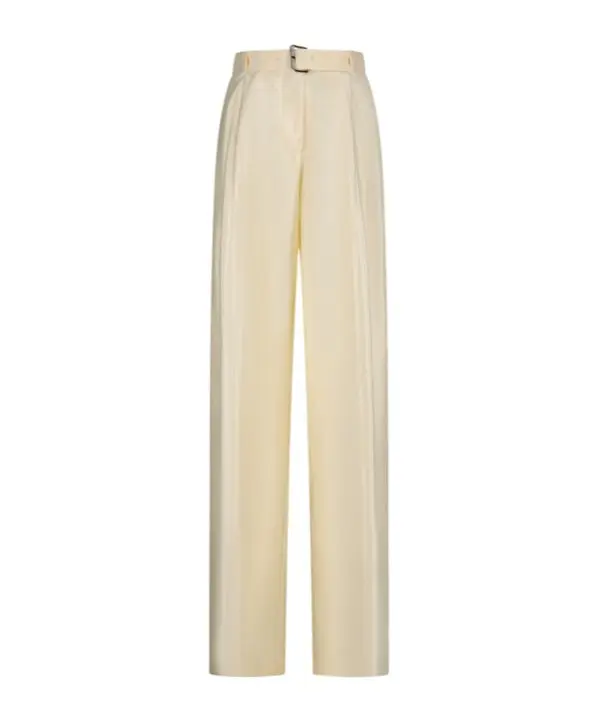 Blumarine Belted Pleated Trousers