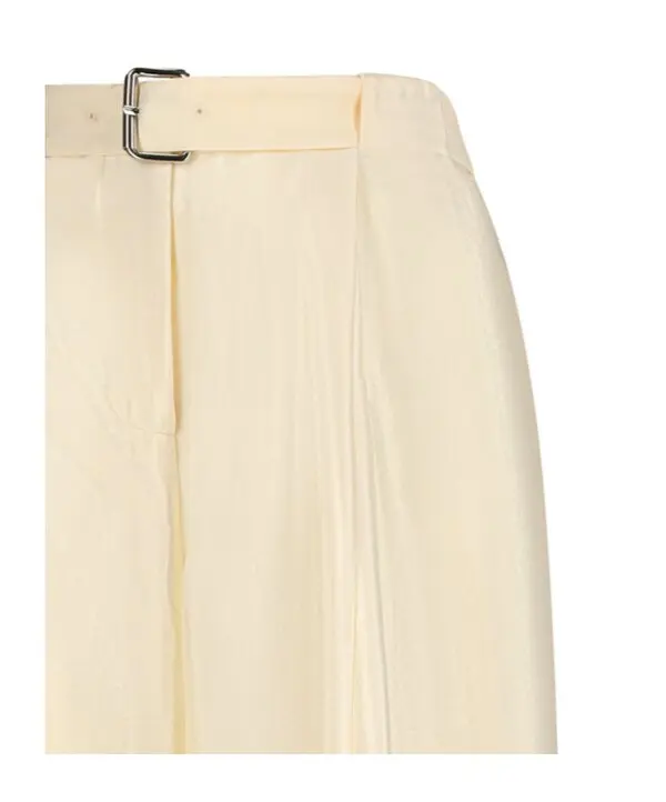 Blumarine Belted Pleated Trousers