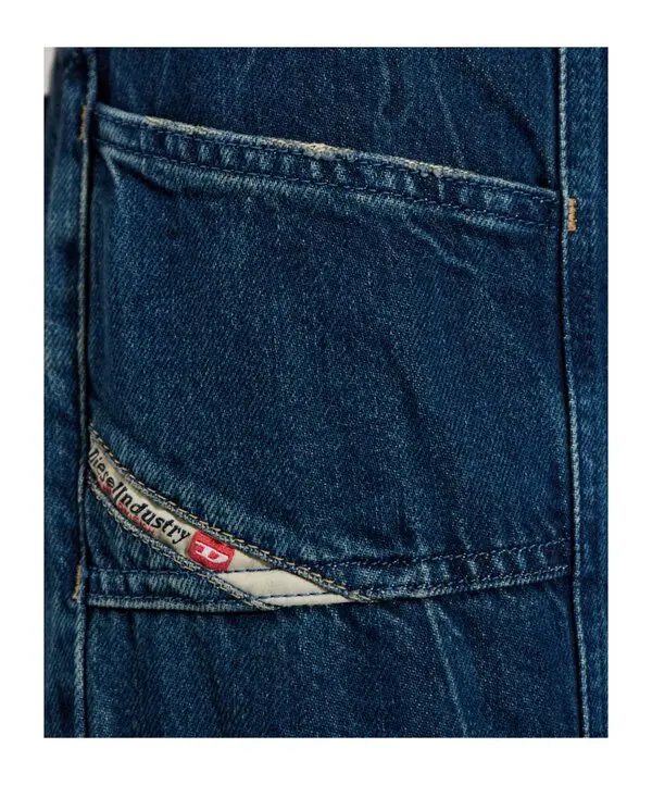 DIESEL® D-akil Paneled Jeans - Navy