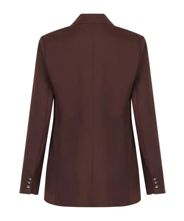 Elisabetta Franchi Double-breasted Tailored Blazer - Red