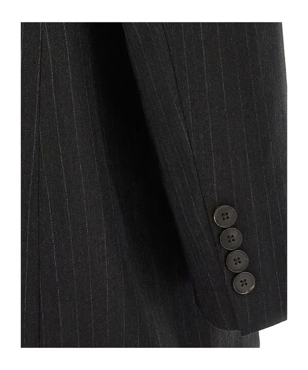 Auralee Wool Double-breasted Suit Jacket