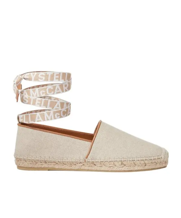 Stella McCartney Logo-lettering Flat Espadrilles