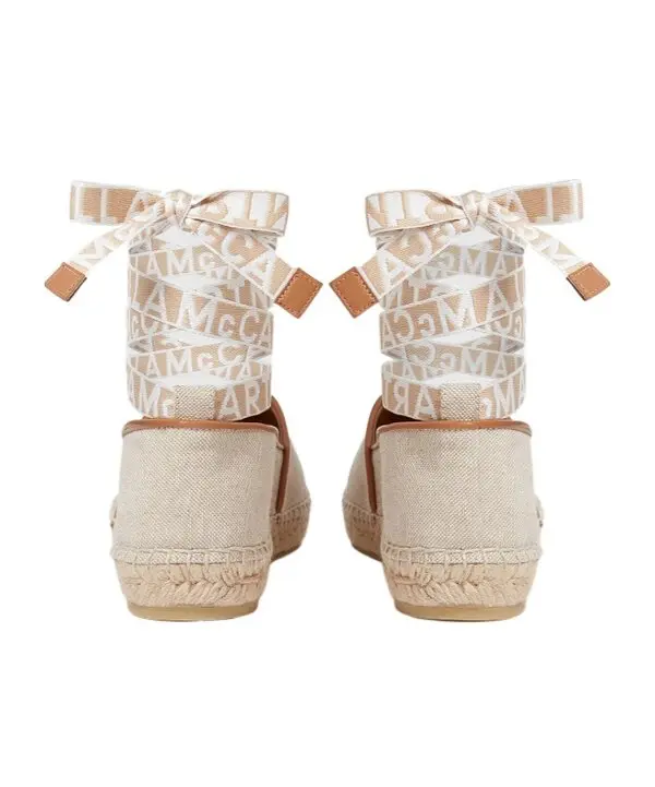 Stella McCartney Logo-lettering Flat Espadrilles