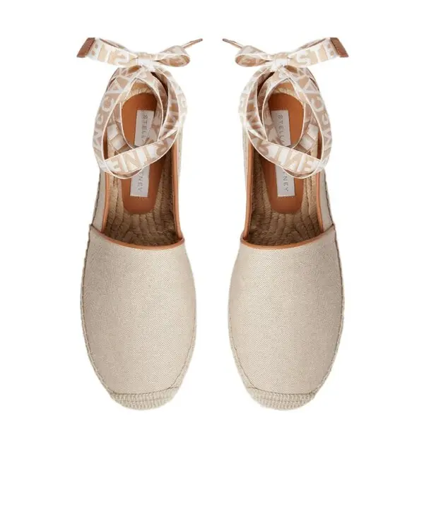 Stella McCartney Logo-lettering Flat Espadrilles