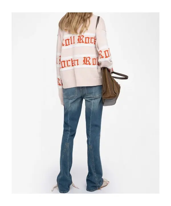 Zadig&Voltaire Striped Crew Neck Pullover
