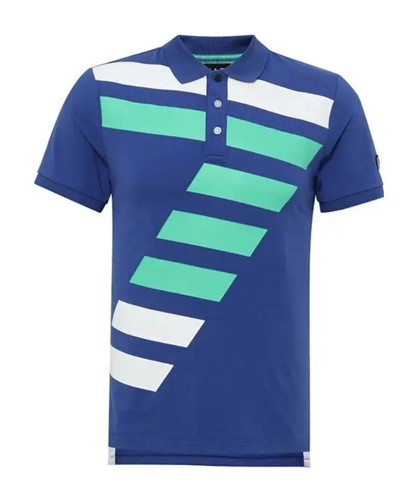 EA7 Logo Lapel Polo Shirt