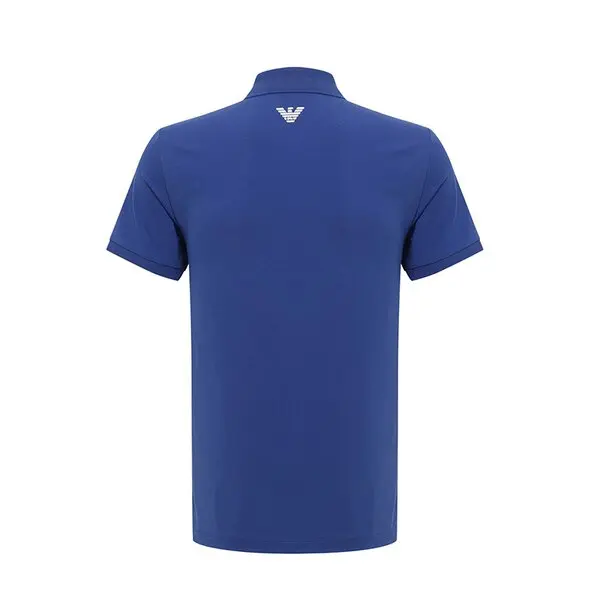EA7 Logo Lapel Polo Shirt