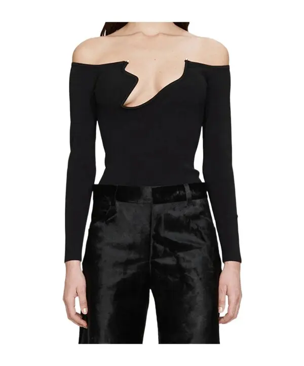 Christopher Esber Asymmetrical Off-shoulder Top