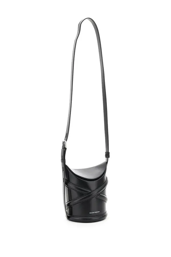 Alexander McQueen Curve Small Bucket Bag
