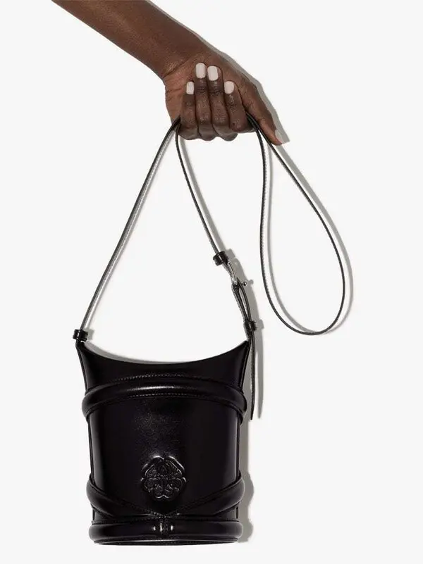 Alexander McQueen Curve Small Bucket Bag