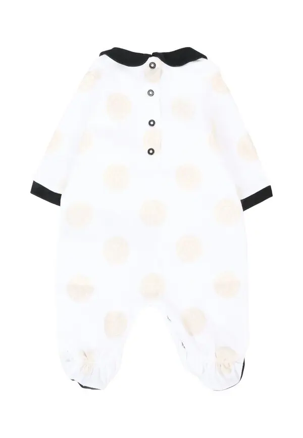 Balmain Logo Print Bodysuit Set