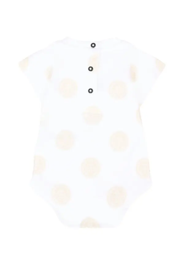 Balmain Logo Print Bodysuit Set