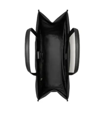 Tory Burch Ella Logo-embossed Tote Bag - Black