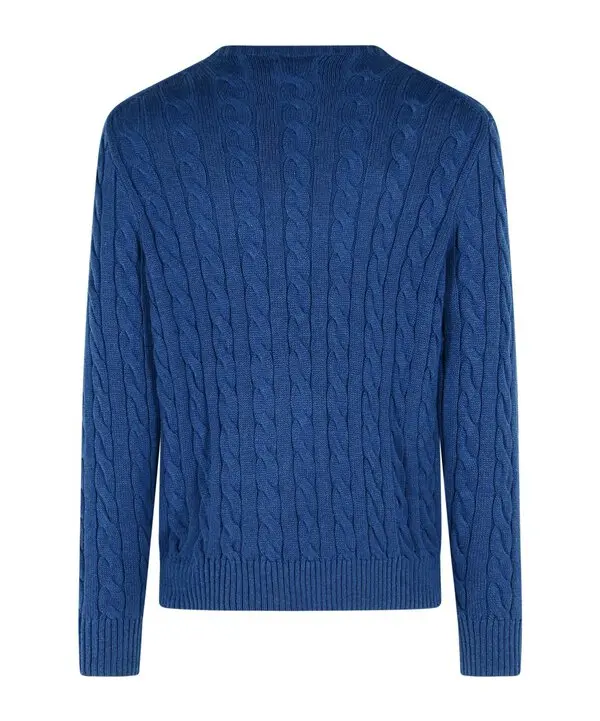 Polo Ralph Lauren Cable-knit Jumper With Embroidered Logo