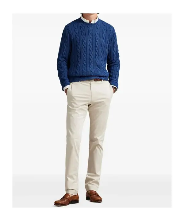Polo Ralph Lauren Cable-knit Jumper With Embroidered Logo