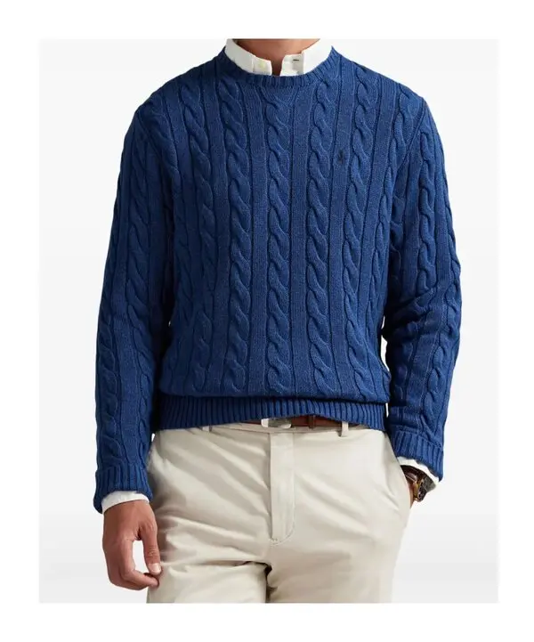Polo Ralph Lauren Cable-knit Jumper With Embroidered Logo