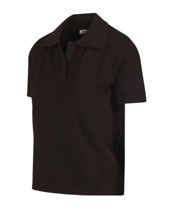 ROBERTO COLLINA Short Sleeve Collared T-shirt - Black