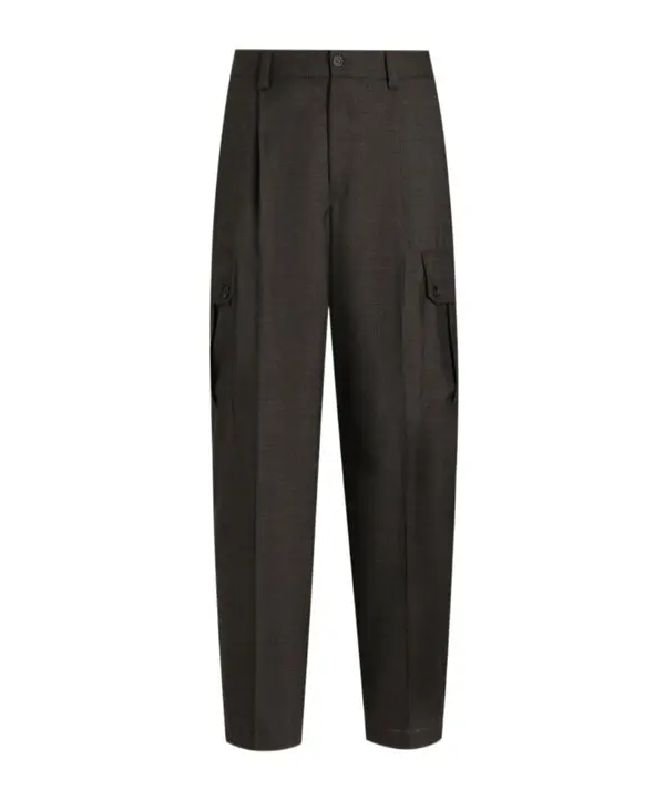 Dolce & Gabbana Straight Leg Cargo Pants - Black