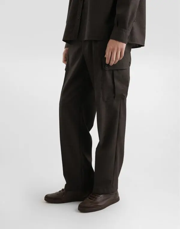 Dolce & Gabbana Straight Leg Cargo Pants - Black