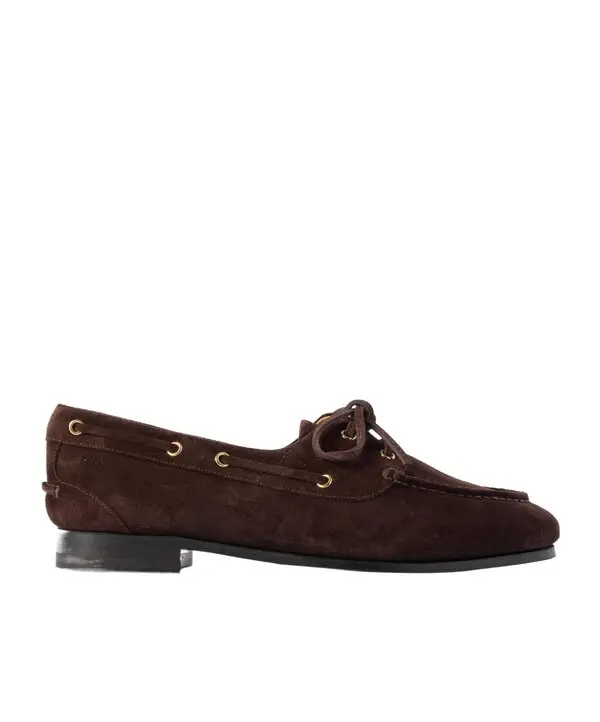 Bally Pathy Suede Loafers - Dark Brown