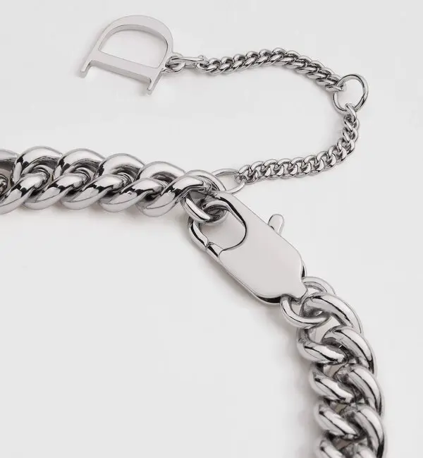Dior Guilloché Chain Link Bracelet