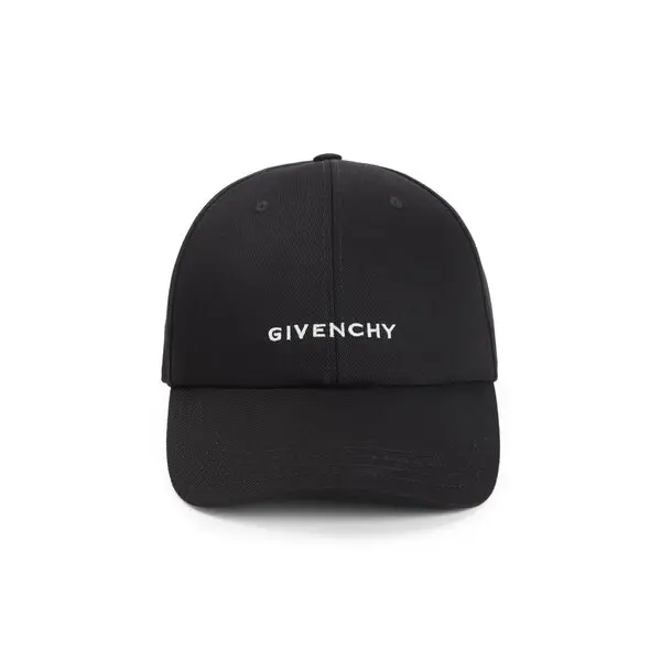 Givenchy Logo Embroidered Baseball Cap - Black