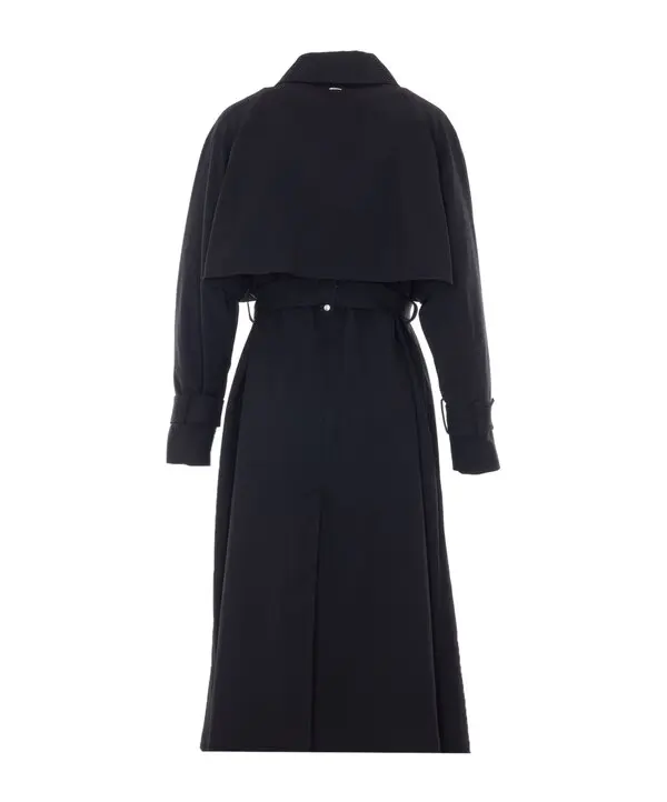 Herno Belted Trench Coat - Black