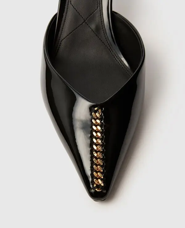Stella McCartney Buckled Pointed Toe High Heel Pumps
