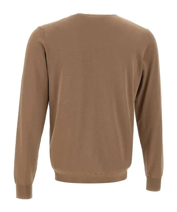 KANGRA Crew Neck Knitwear - Brown