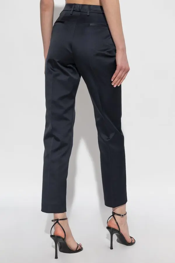 Etro Creased Tailored Trousers - Black