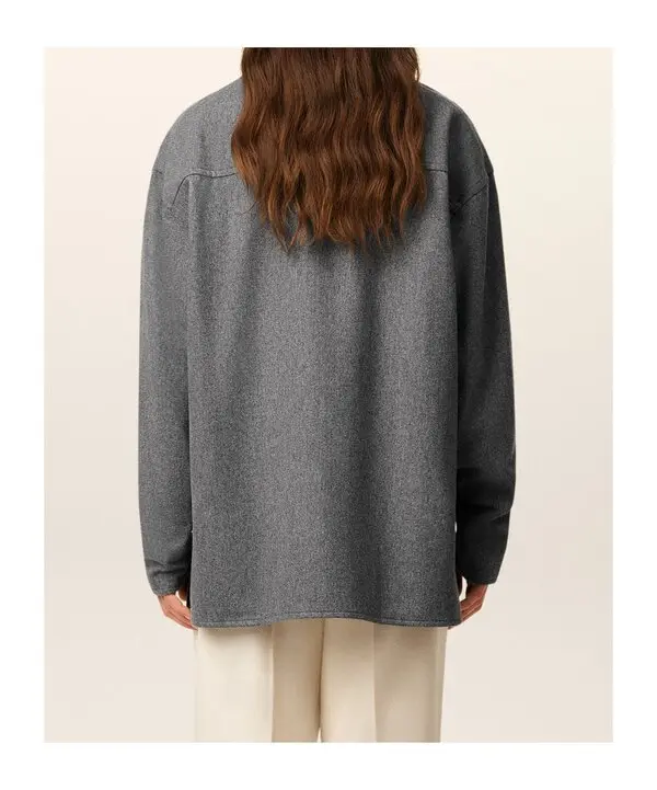 AMI Paris Long-sleeved Polo Shirt