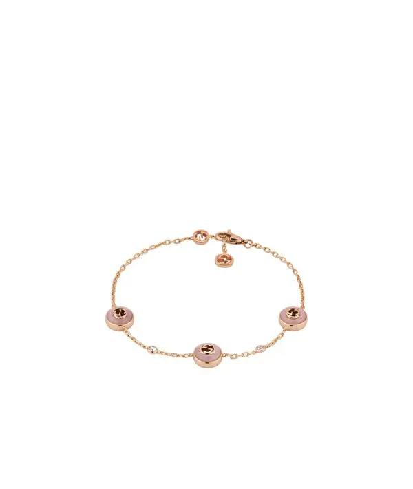 Gucci Interlocking G Chain Bracelet - Yellow