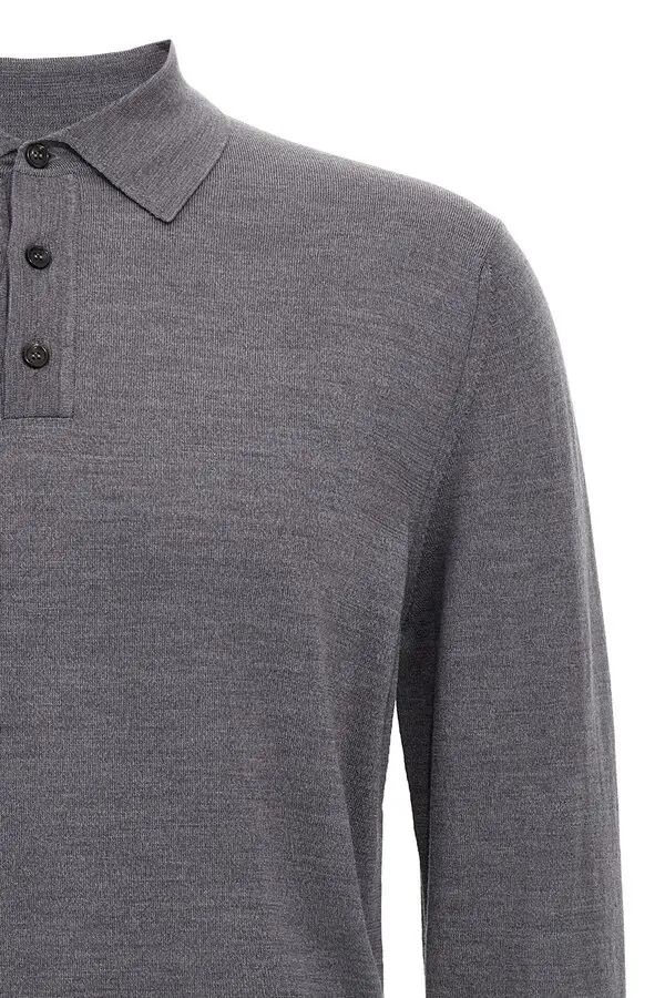ZANONE Flexwool Slim-fit Polo Shirt - Gray