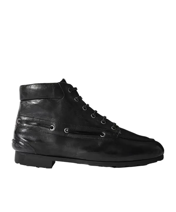 Bally Paphos Lace-up Leather Ankle Boots - Black