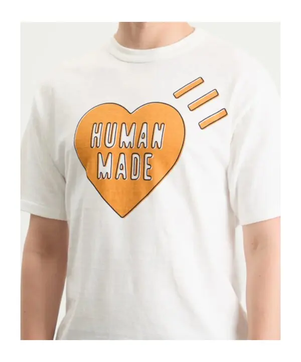 HUMAN MADE Heart-logo Cotton T-shirt