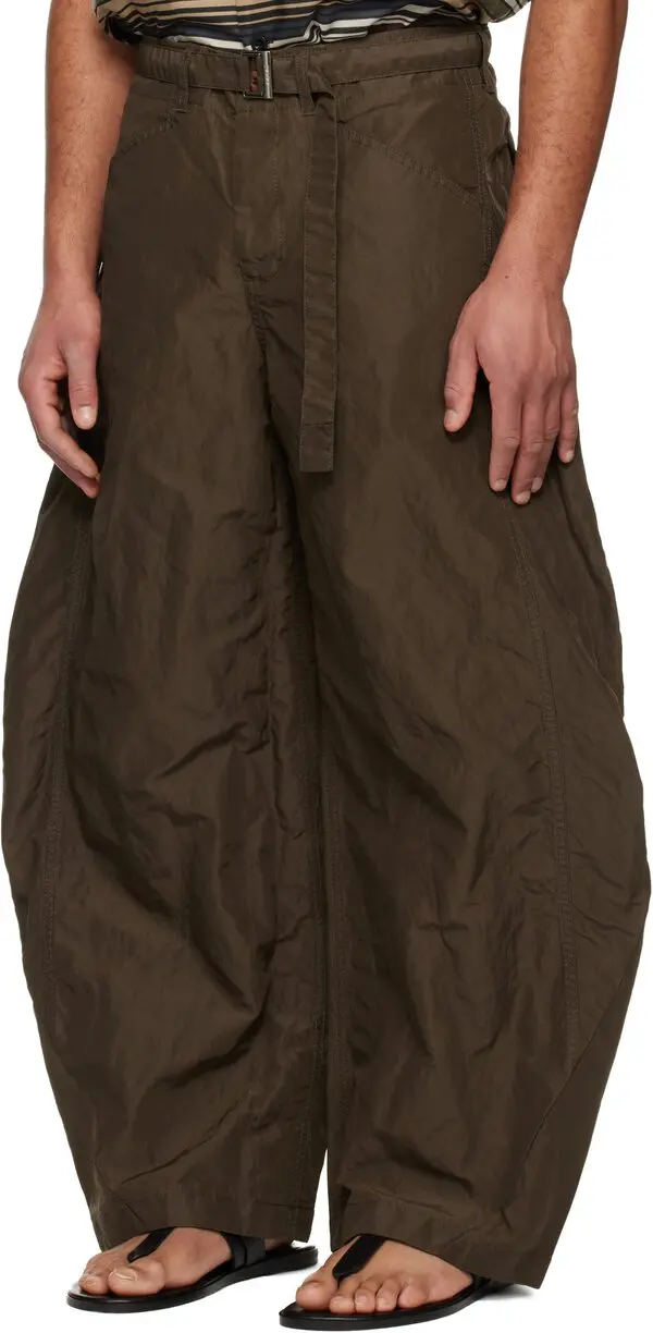 Sacai Pleated Twill Casual Pants