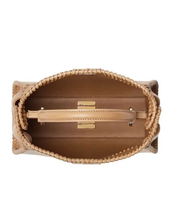 Fendi Peekaboo Mini Handbag - Nude