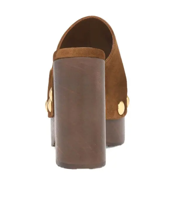 GIANVITO ROSSI Open Toe Wedge Sandals - Brown